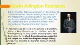 Richard Cory sara ppt.pdf | Poetry | Books and Literature