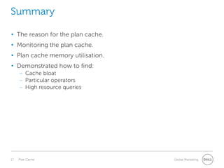 Cache issues from T-SQL-generated Plans and How to Manage Them | PPTX ...