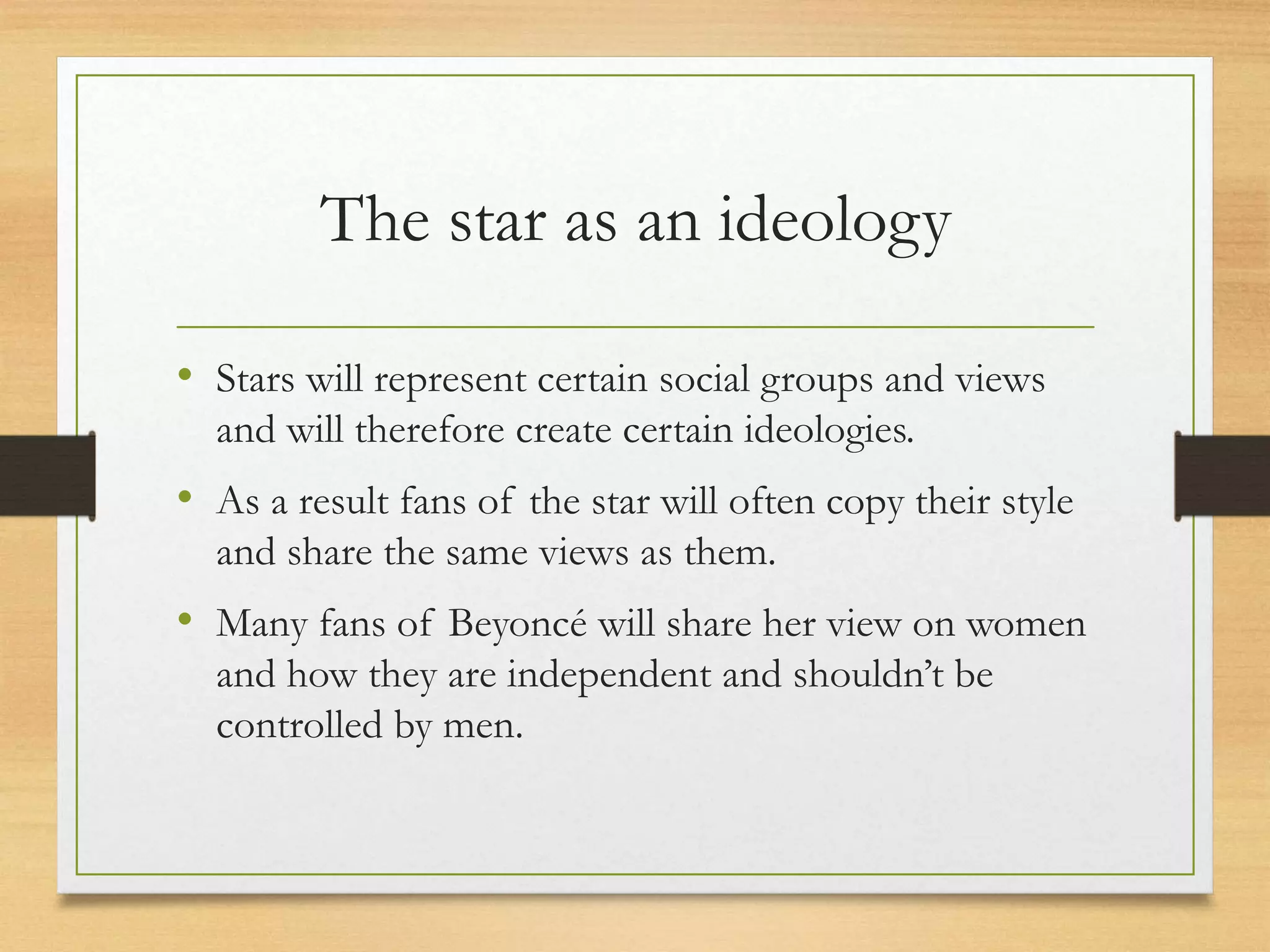 Richard Dyer's - star theory | PPTX