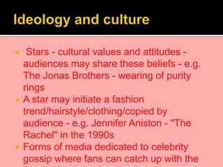 Richard dyer’s star persona theory Amy Peacock | PPTX