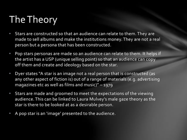 Richard Dyer's Star Theory | PPT