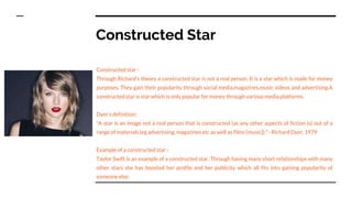 Richard Dyer’s star theory | PPTX
