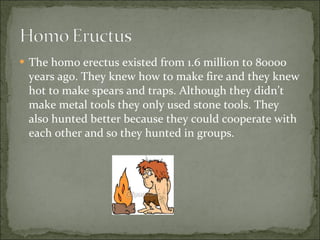 Richard early man’s tools | PPT