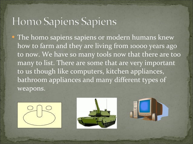 Richard early man’s tools | PPT