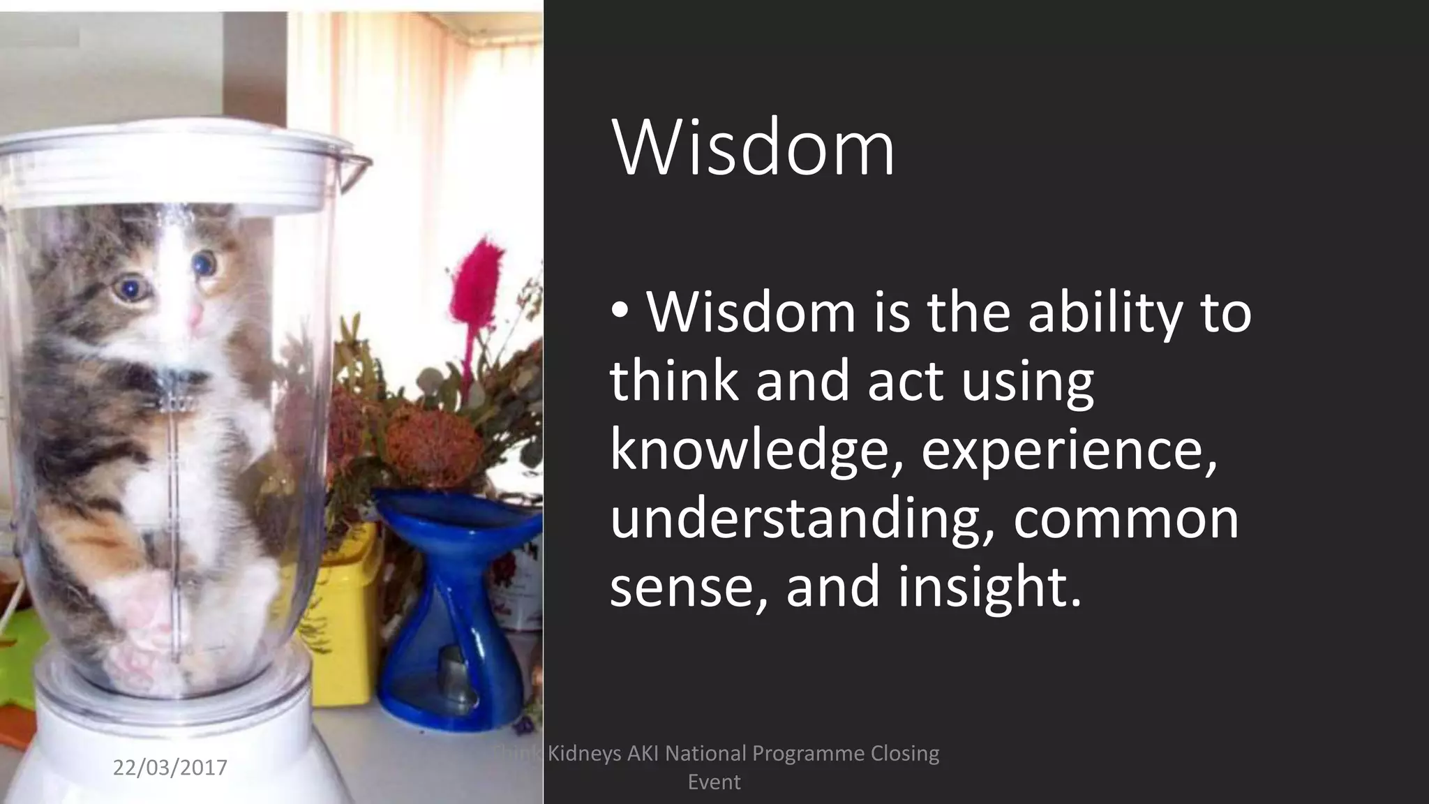 Think Kidneys and leading improvement in AKI | PPT