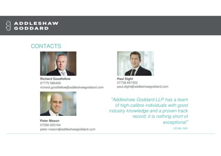 Richard Goodfellow, Addleshaw Goddard LLP | PDF