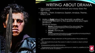Shakespeare - Richard III - Exam Revision AS English Literature Drama ...
