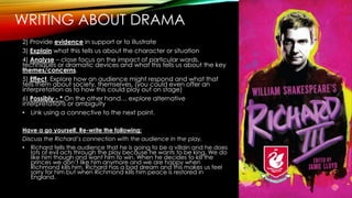 Shakespeare - Richard III - Exam Revision AS English Literature Drama ...