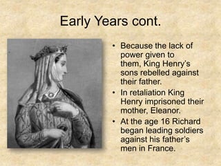 Richard i the lionheart | PPTX