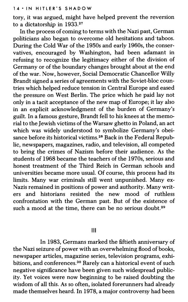 Richard J. Evans - In Hitler's Shadow_ West German Historians and the ...
