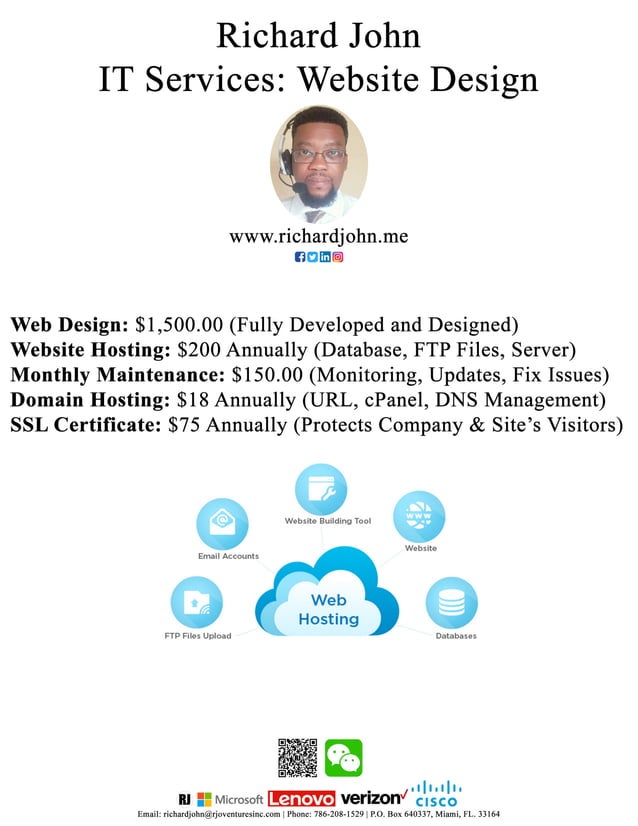 IT Services: Website Design (www.RJOVenturesInc.com) | PDF