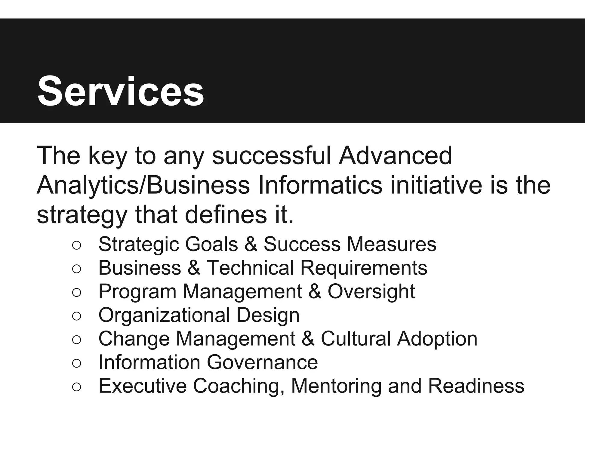 Richard lee executiveconsultant-advancedanalyticsbusinessinformatics | PDF | Business ...