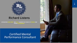 Certified Mental Performance Consultant | PPTX | Mental Health | Diseases and Conditions