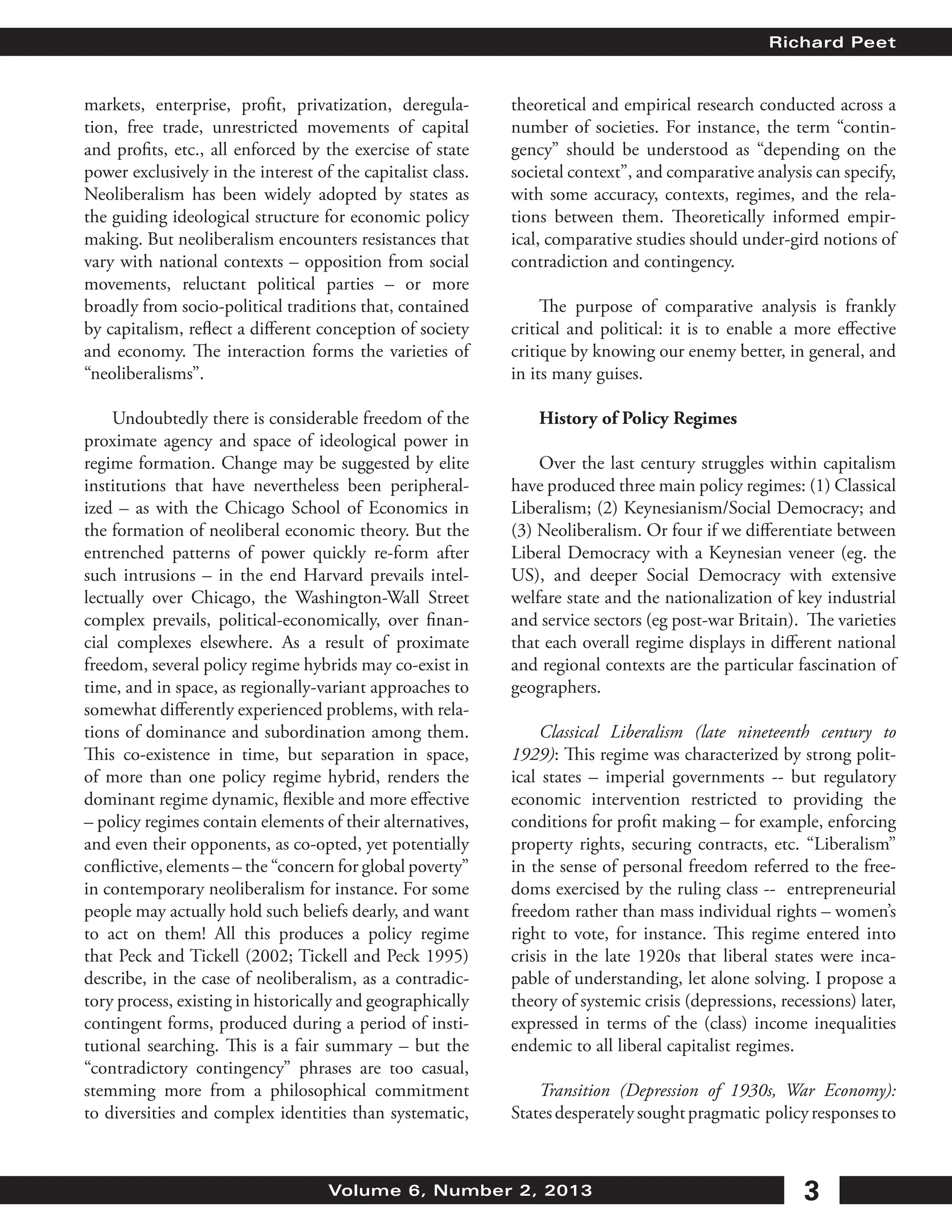 Richard Peet - Comparative Policy Analysis Introduction.pdf | Free Download