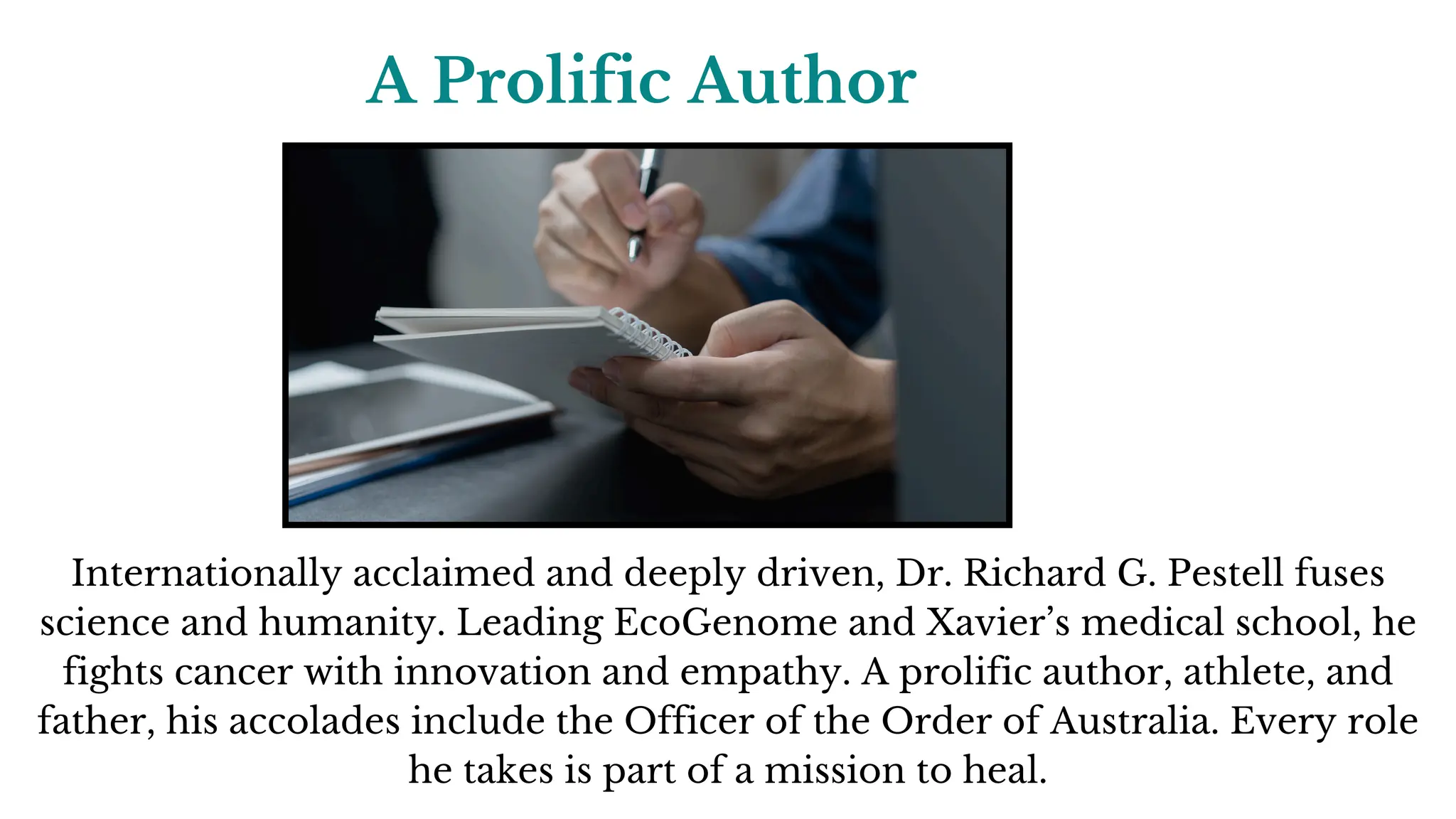 Richard Pestell - A Pioneering Oncologist | PDF