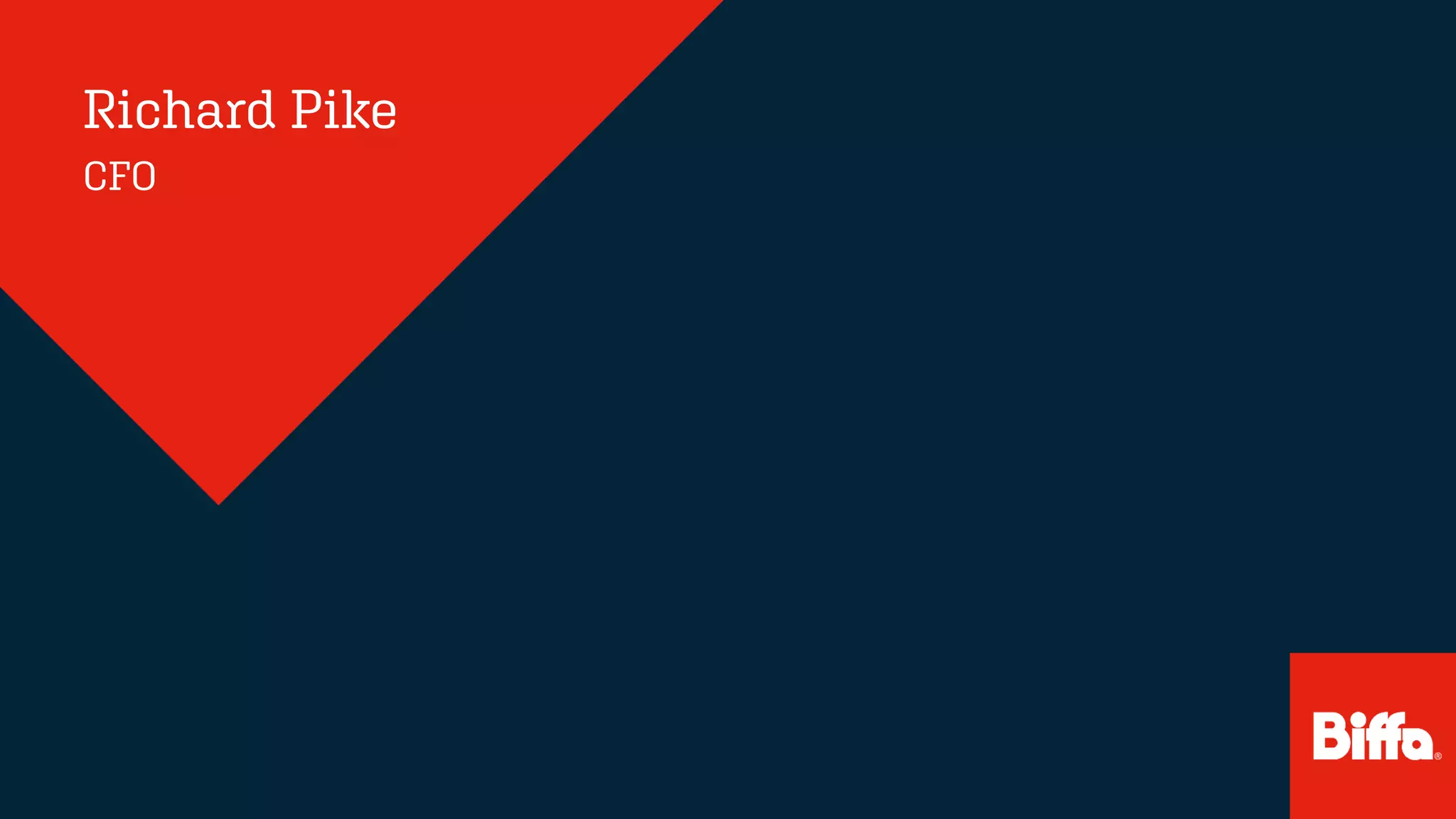 Biffa plc Capital Markets Day CFO presentation | PPT