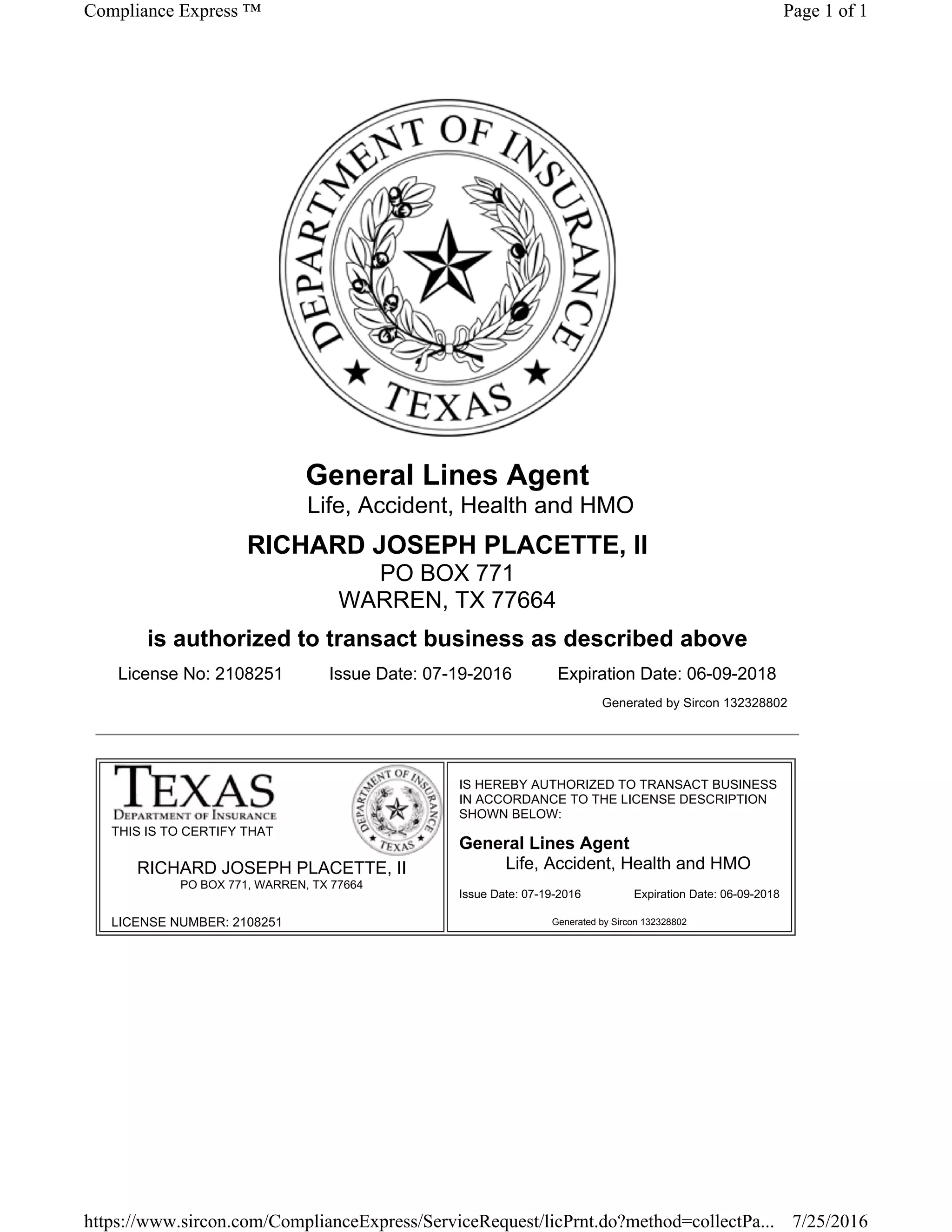 Richard placette general lines [526339] | PDF | Business | Business and ...