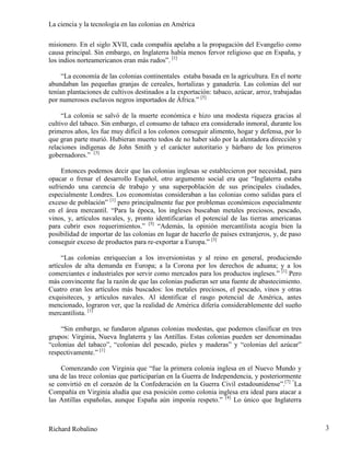 La ciencia y la tecnología en las colonias en América | DOCX
