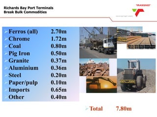 Richards bay port terminal business overview | PDF