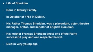 Richard Sheridan | PPTX