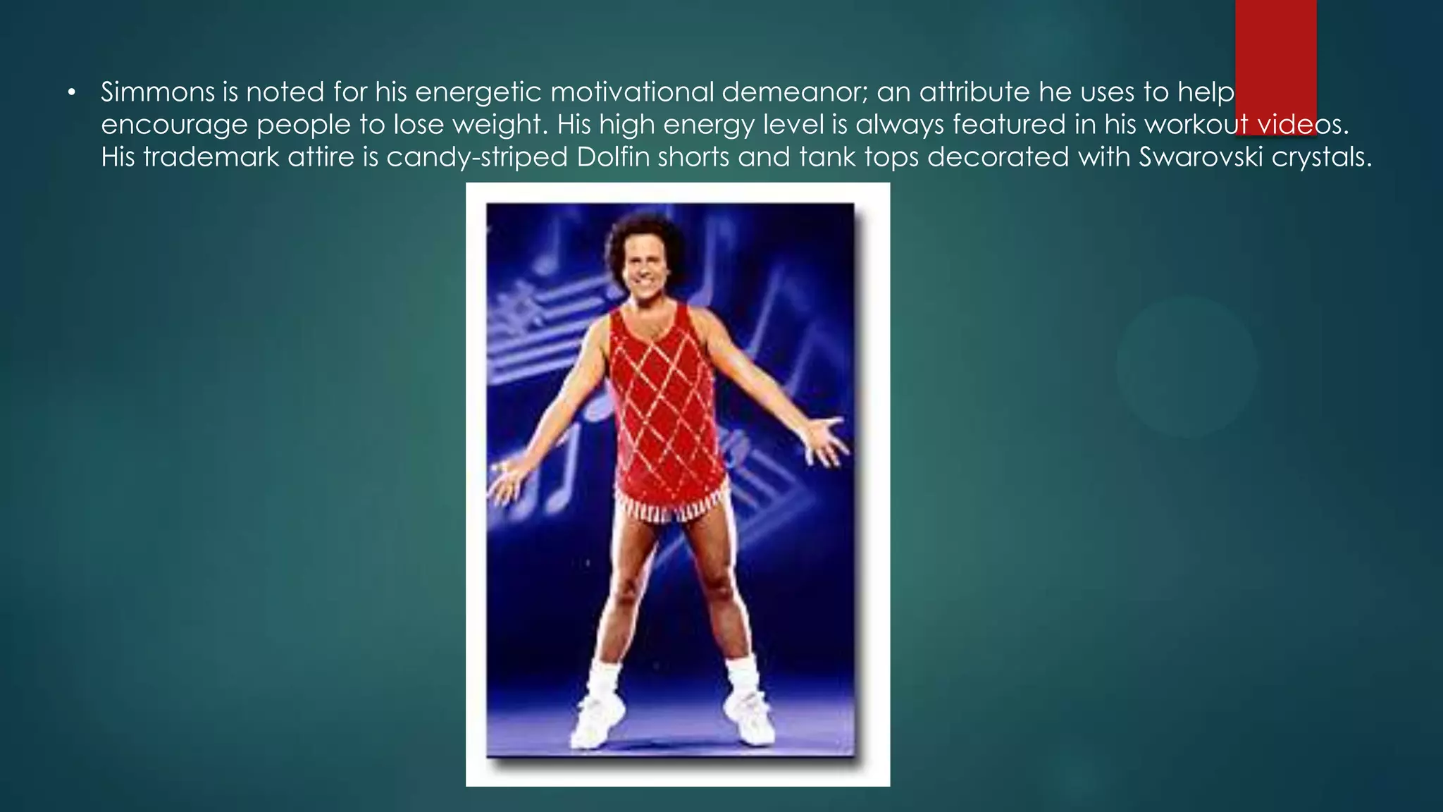 Richard Simmons, Exercise History | PPT