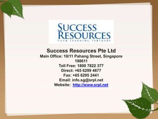 Keith Cunningham | Richard Tan Success Resources Scam | PPTX