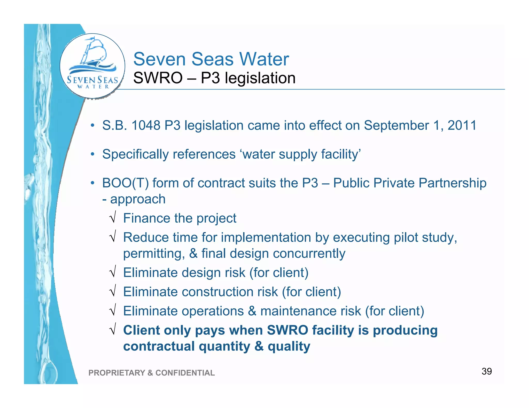 Sea-water reverse osmosis (SWRO) - the basics | PDF