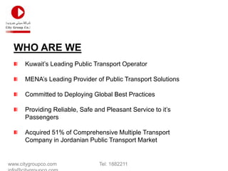Richard woods integration of public transport modes in kuwait | PPTX