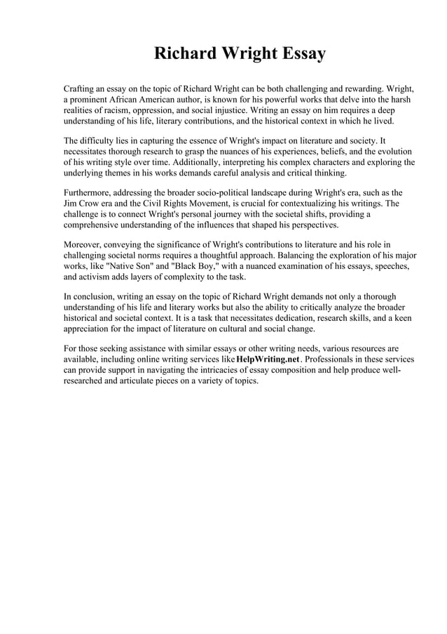 Richard Wright Essay.pdf