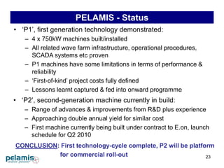Wave Energy Startup - Richard Yemm - Pelamis Wave Power - Stanford ...