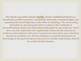 A Cardiology Pioneer Impacting Community Medicine | PDF