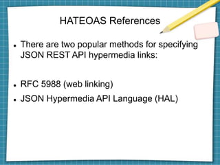 Richarson maturity model (HATEOAS) | PPT