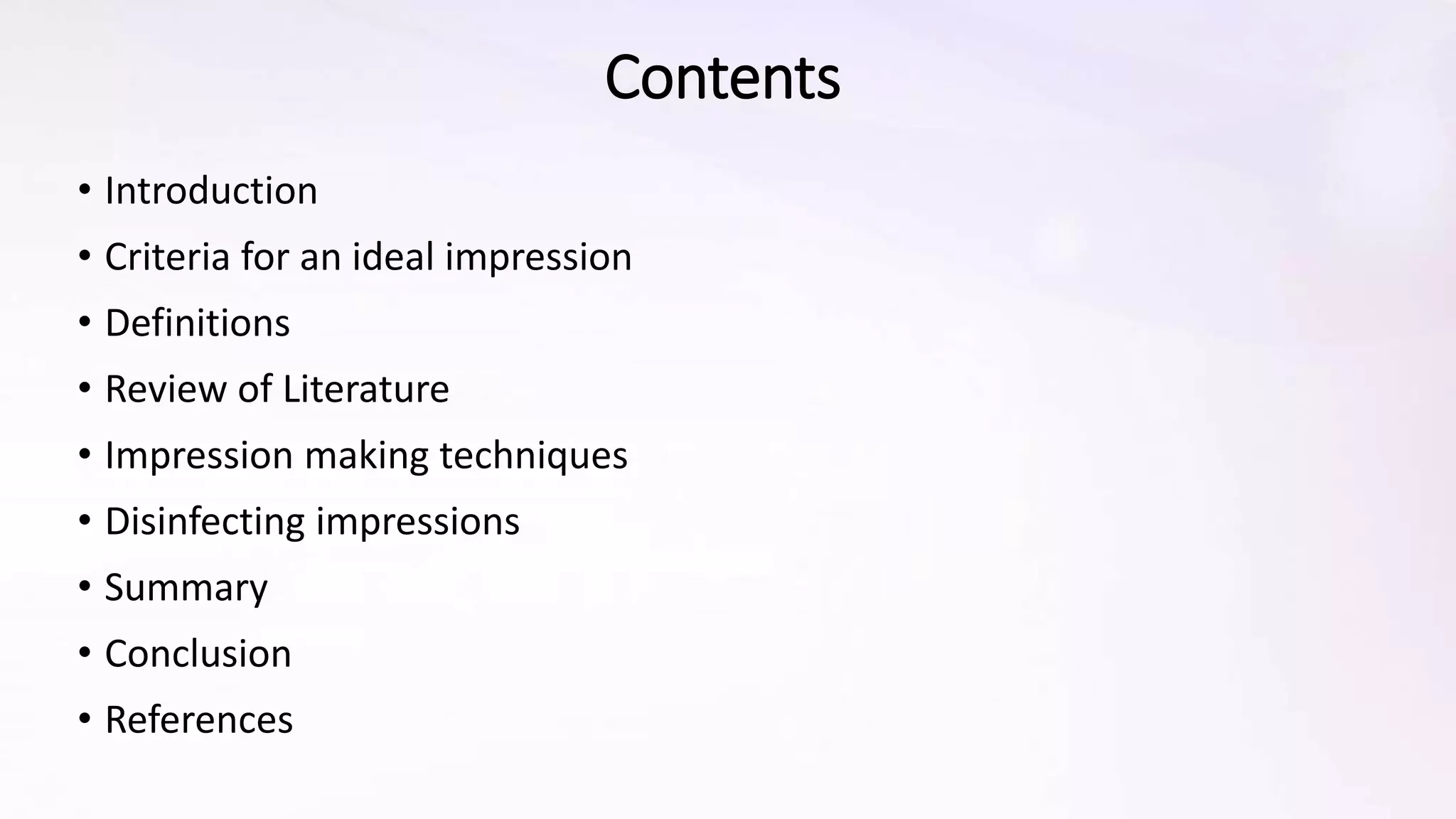 Impression Techniques in Fixed partial denture | PPTX