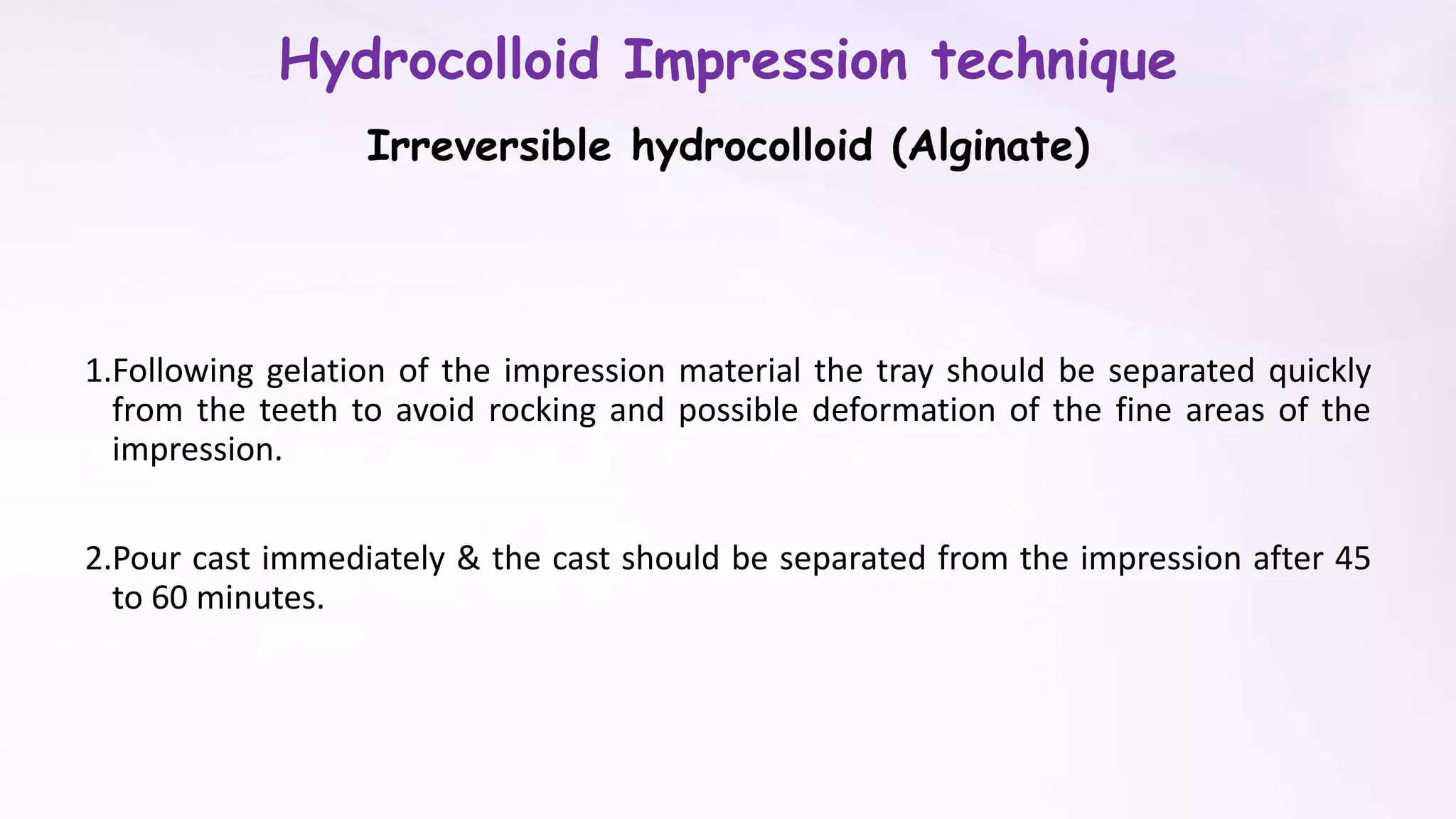 Impression Techniques in Fixed partial denture | PPTX
