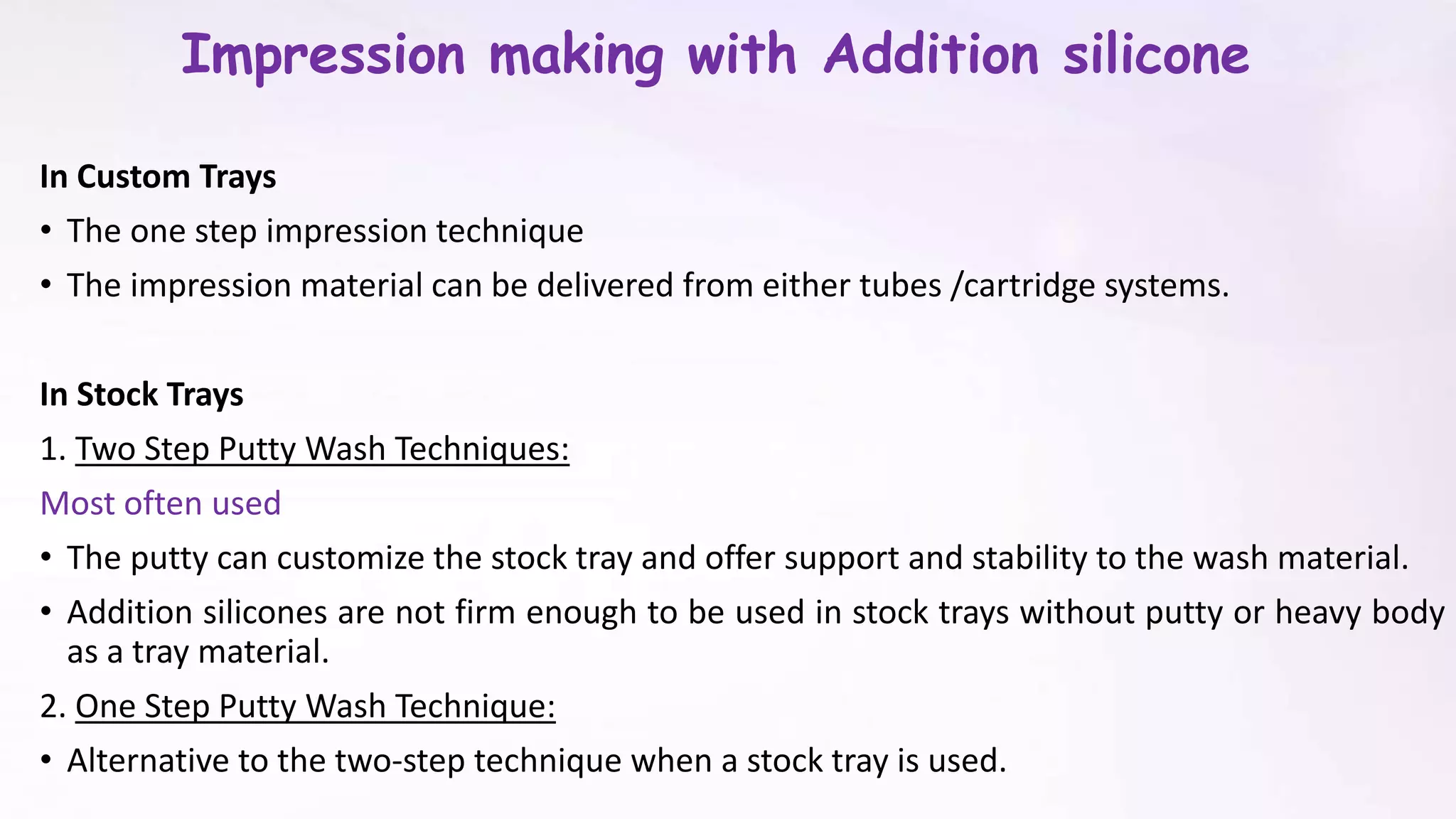 Impression Techniques in Fixed partial denture | PPTX
