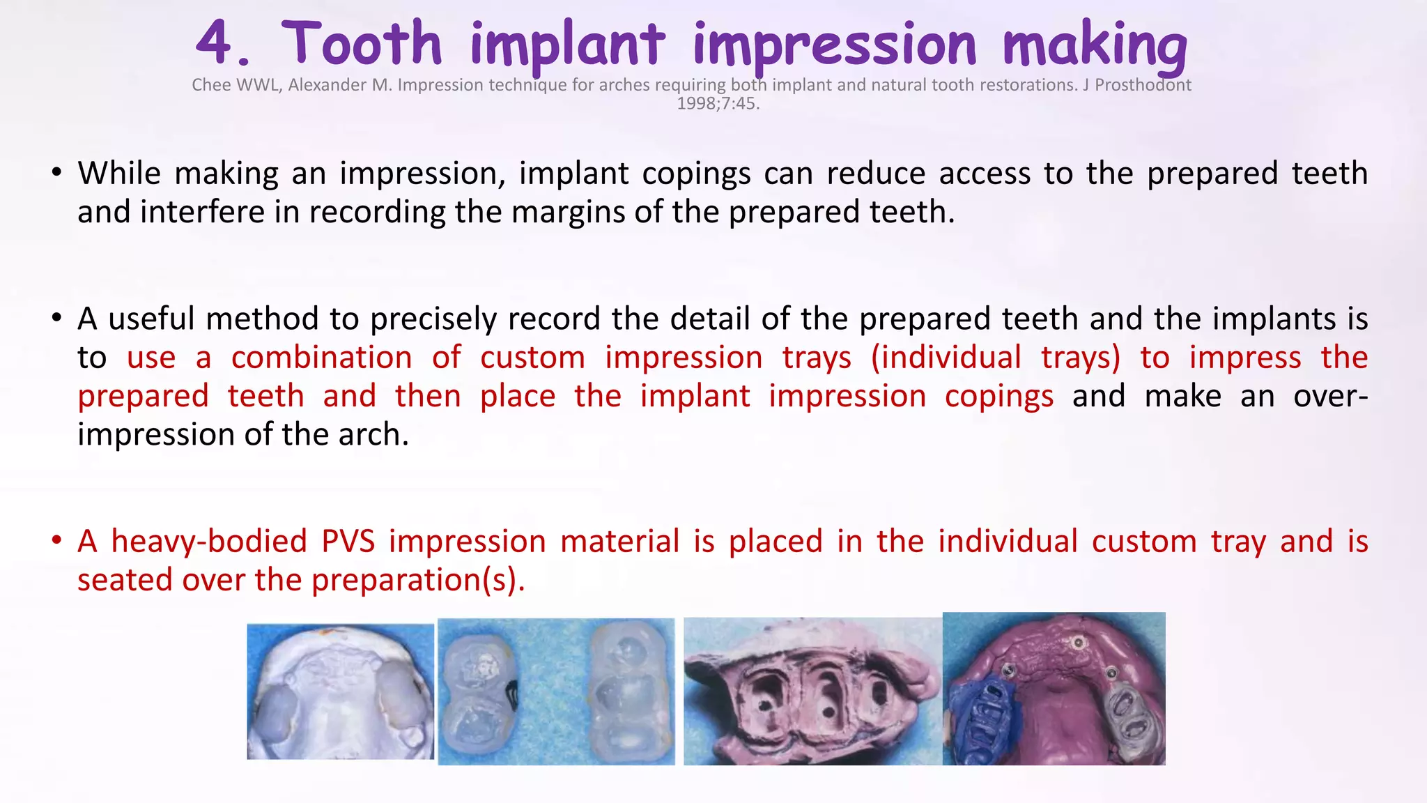 Impression Techniques in Fixed partial denture | PPTX