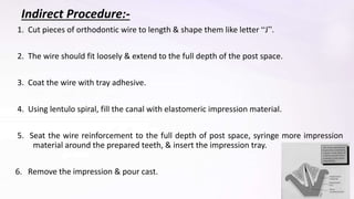 Impression Techniques in Fixed partial denture | PPTX