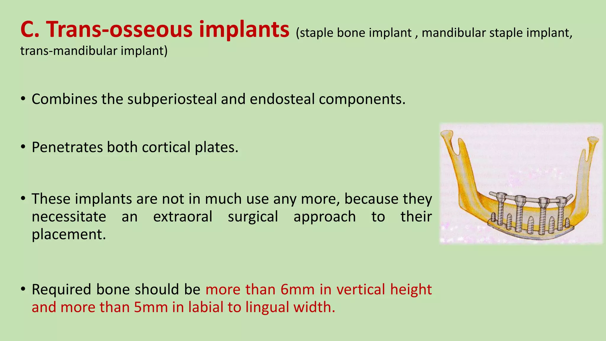 Dental Implant Designs | PPTX