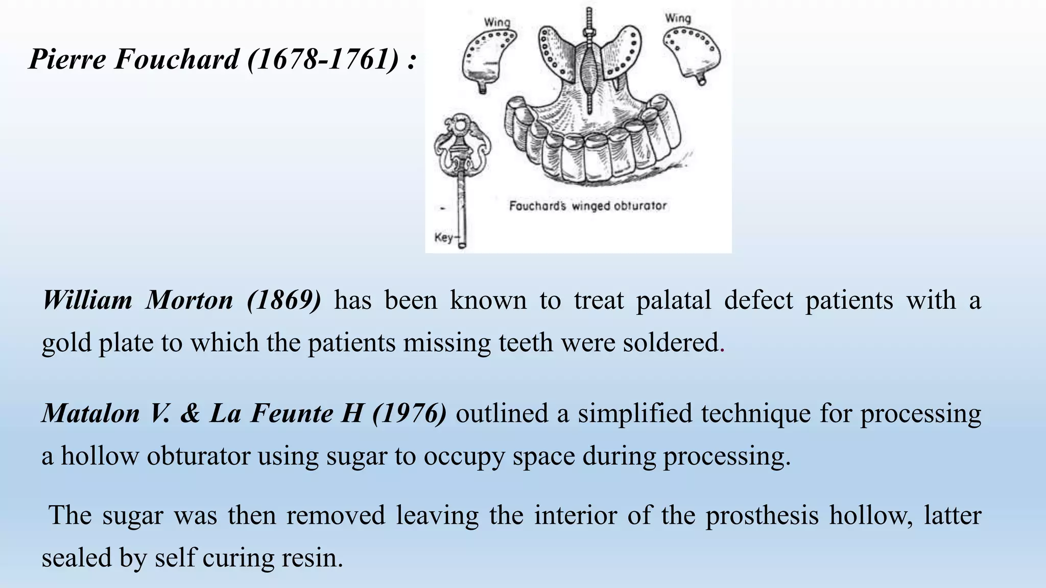 OBTURATORS FOR ACQUIRED MAXILLARY DEFECTS | PPTX