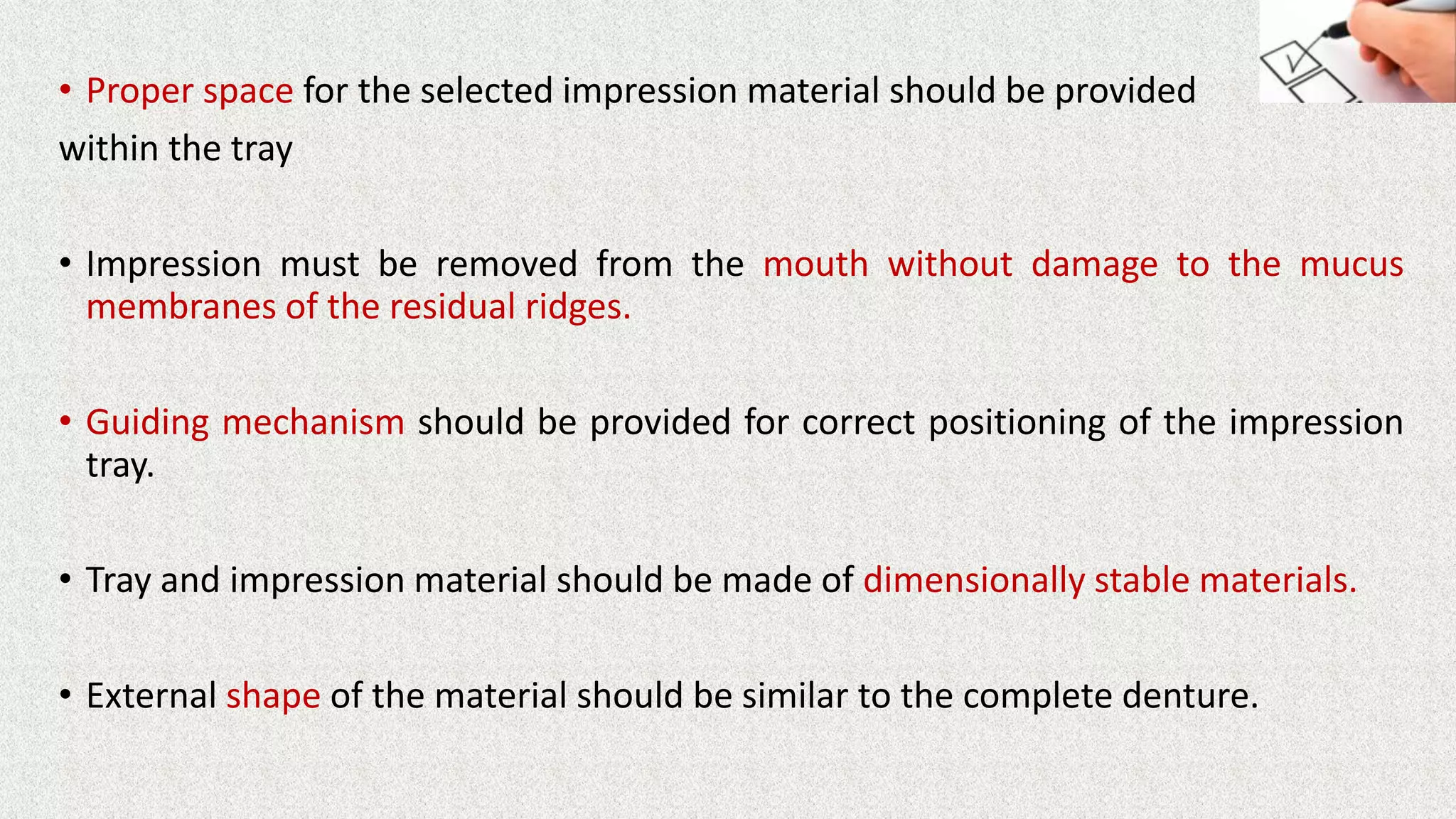 Impressions in complete denture | PPTX
