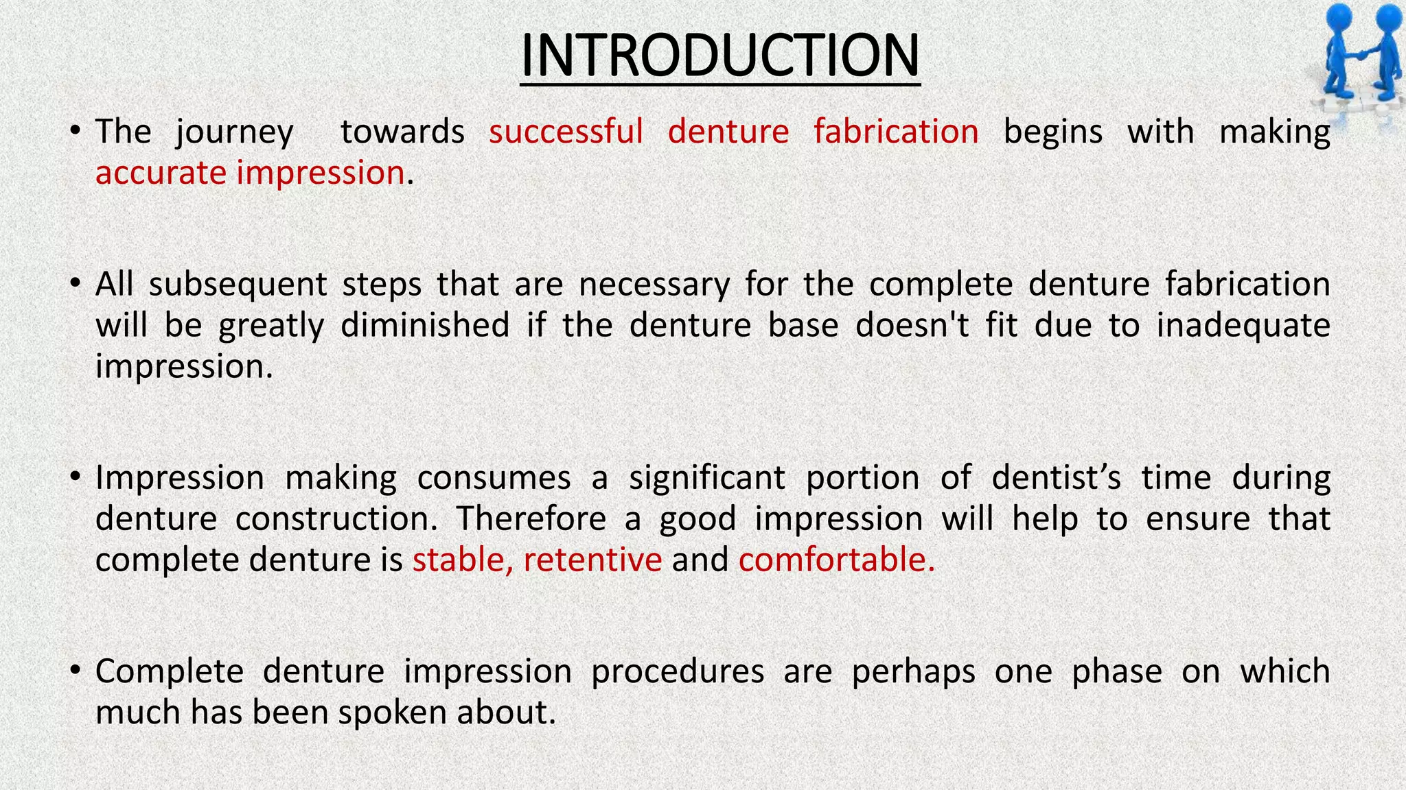 Impressions in complete denture | PPTX
