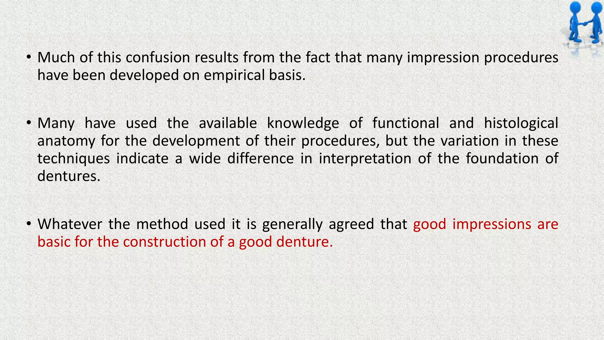 Impressions in complete denture | PPTX