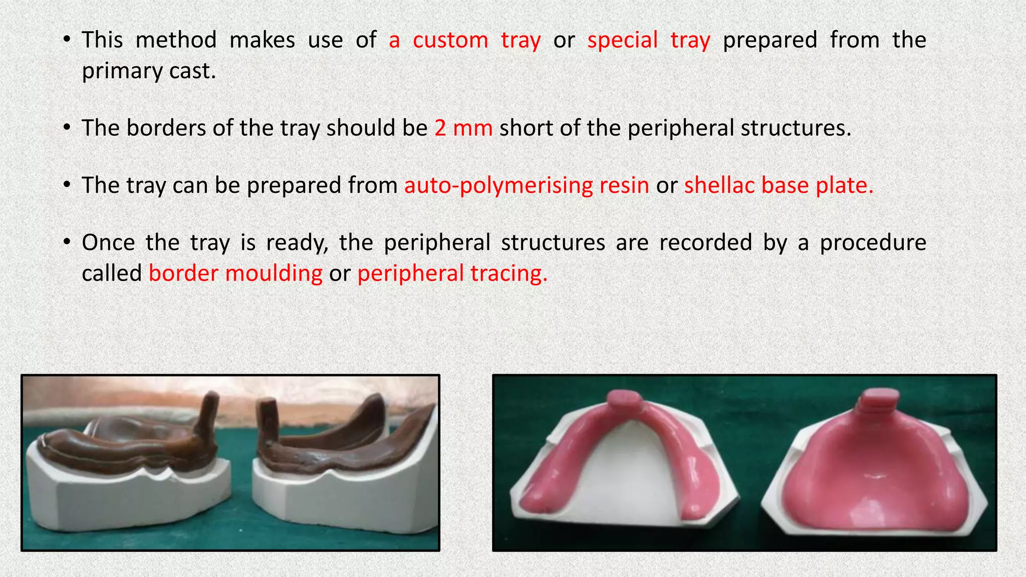 Impressions in complete denture | PPTX