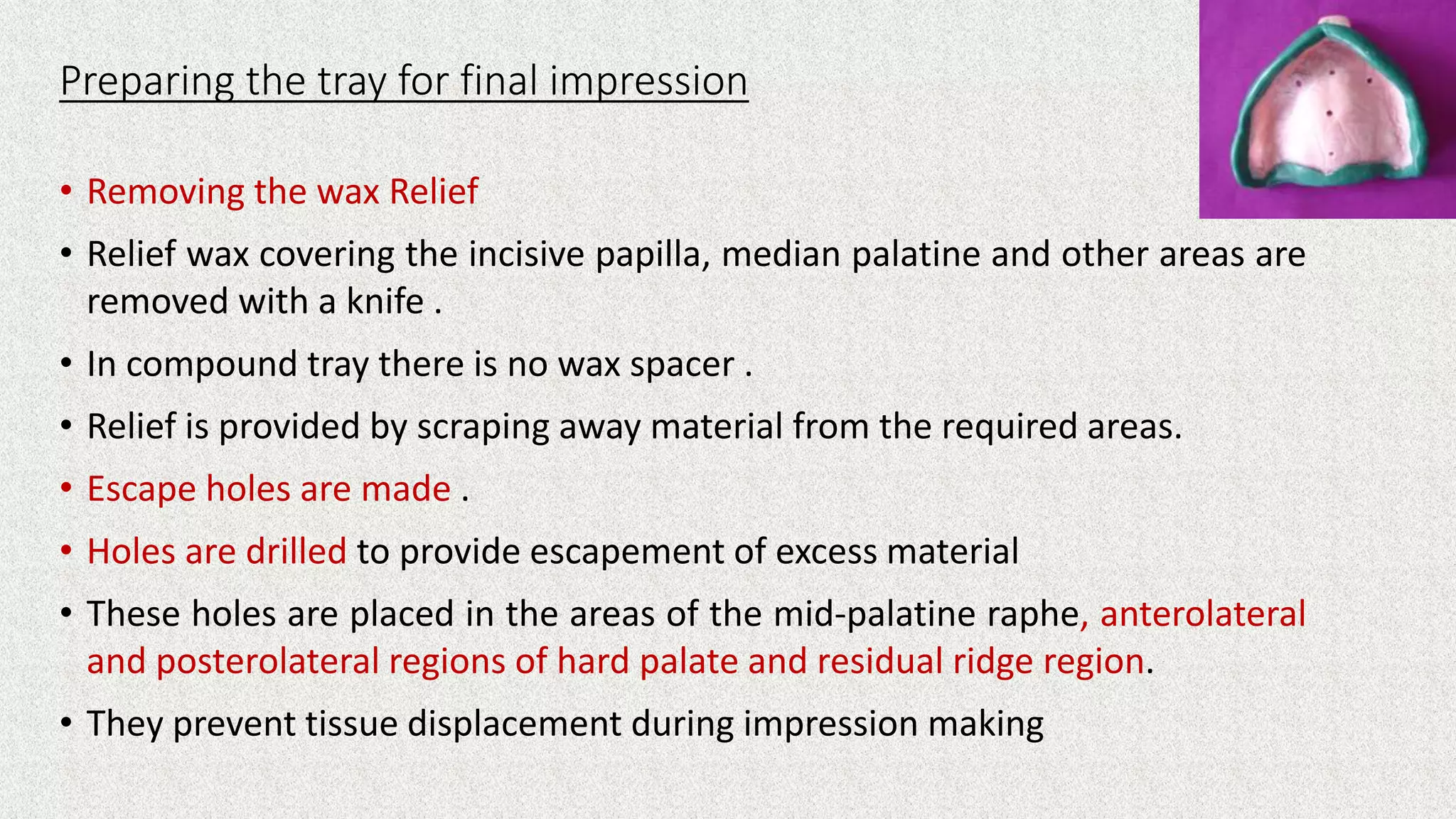 Impressions in complete denture | PPTX