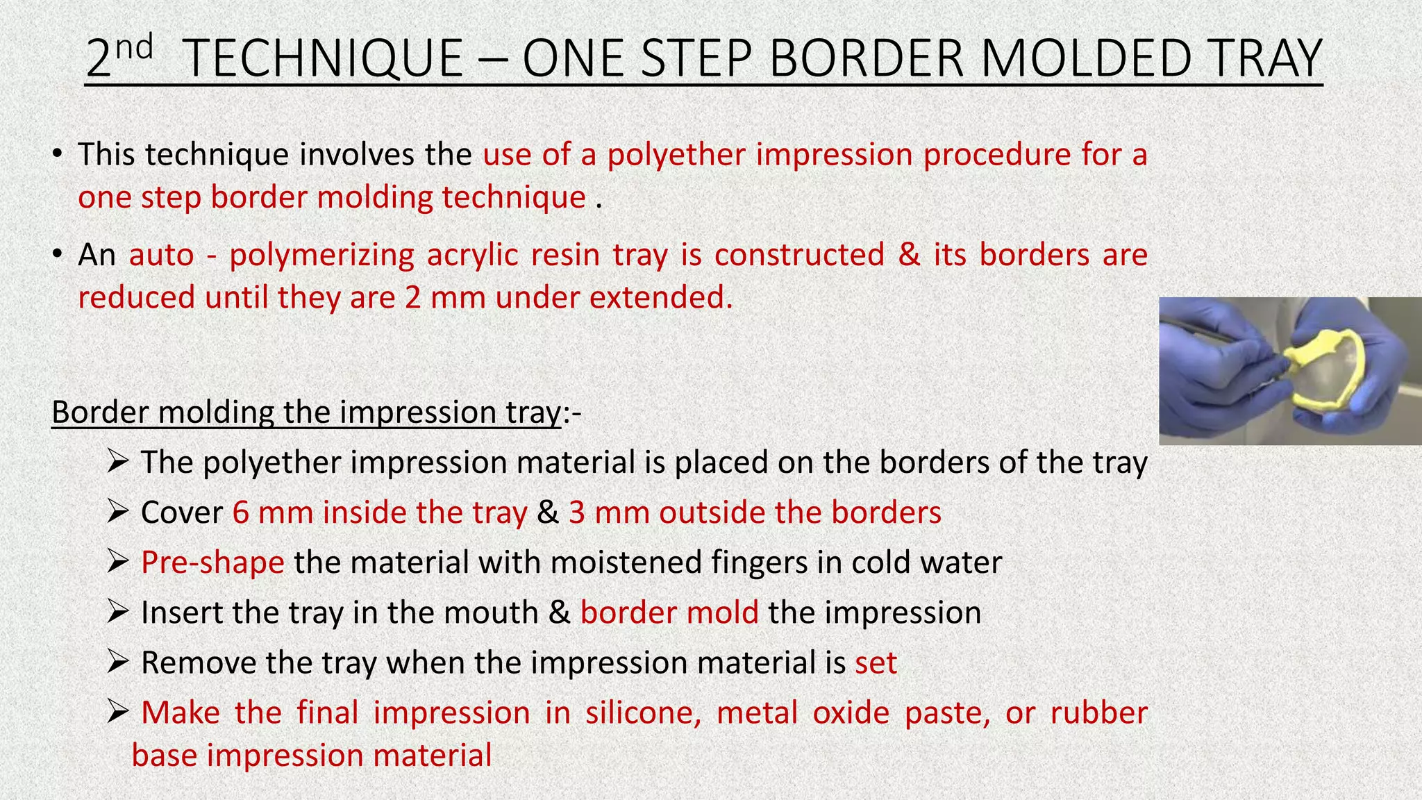 Impressions in complete denture | PPTX