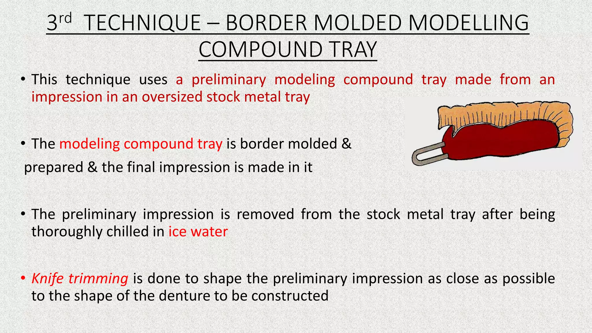 Impressions in complete denture | PPTX