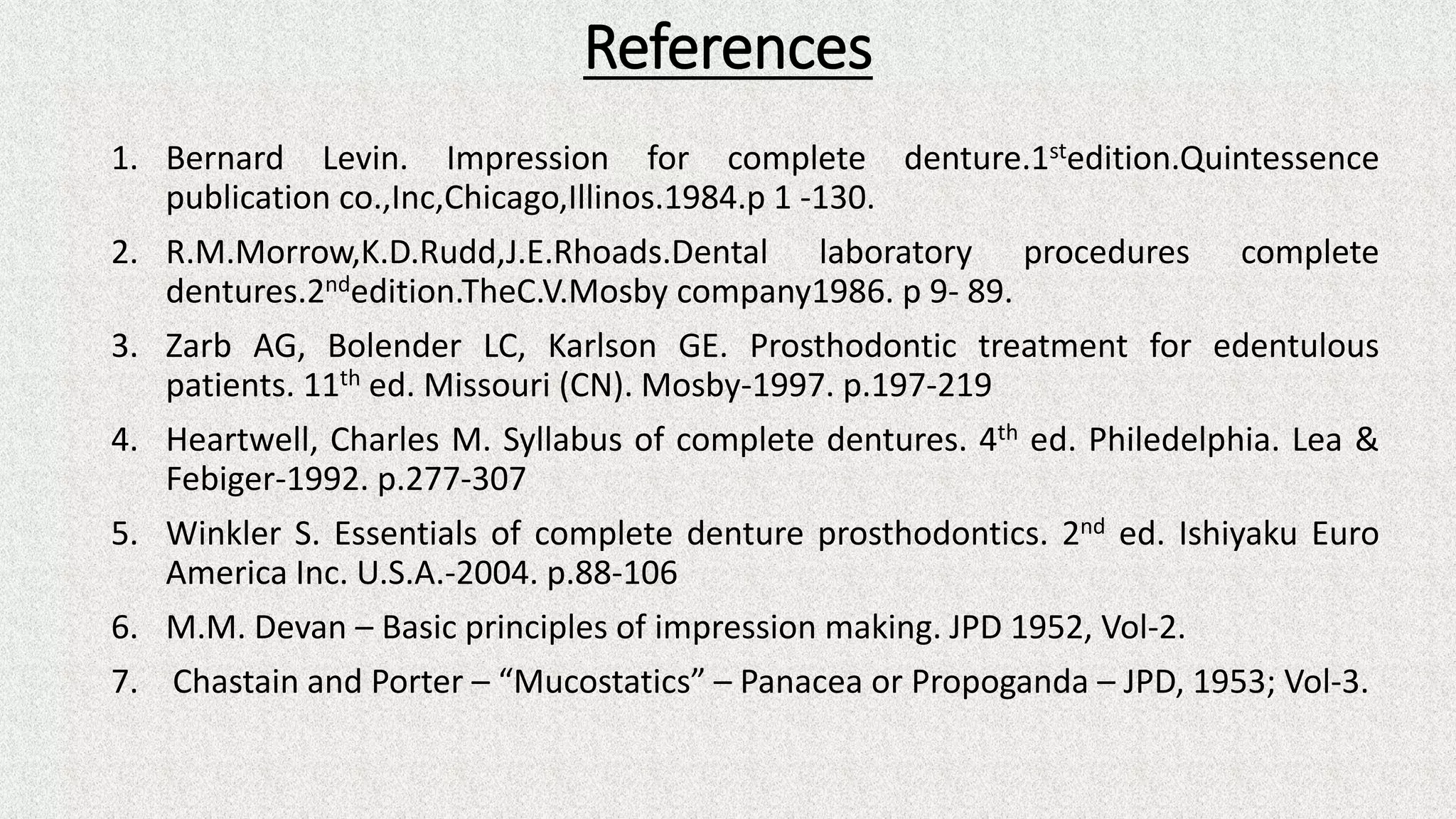 Impressions in complete denture | PPTX