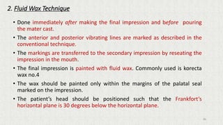 Impressions in complete denture | PPTX