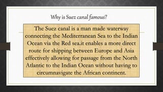 suez canal and world economy | PPTX | Africa Travel | Travel Locations