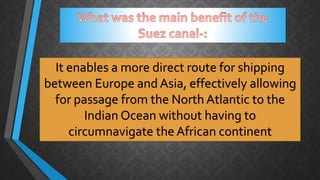 suez canal and world economy | PPTX